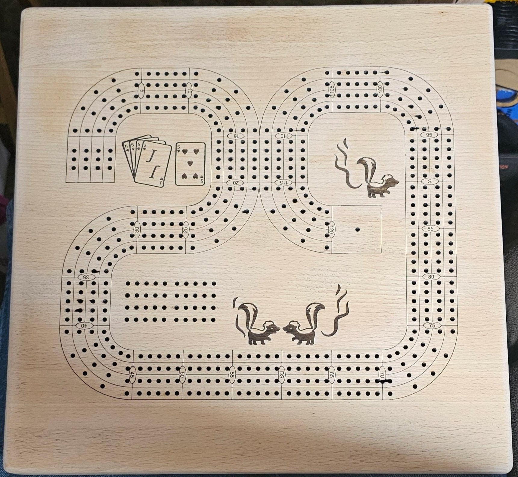 Hardwood 29 Board - Custom Crib Boards