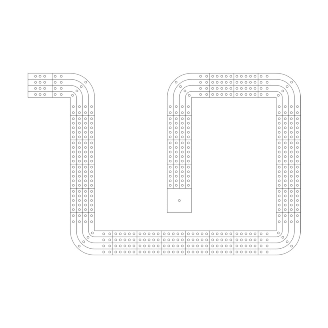 Number Cribbage Board Templates – Custom Crib Boards