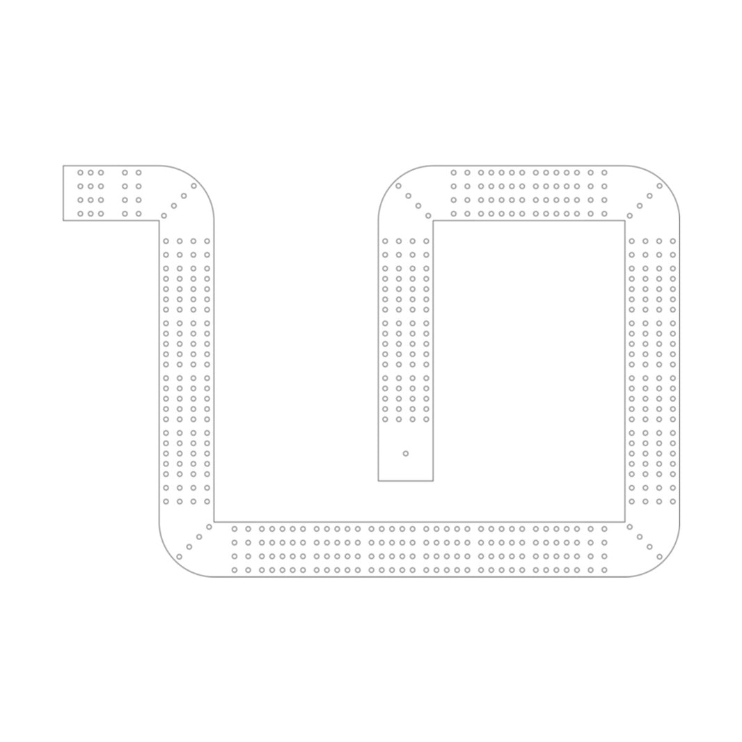 Number Cribbage Board Templates – Custom Crib Boards